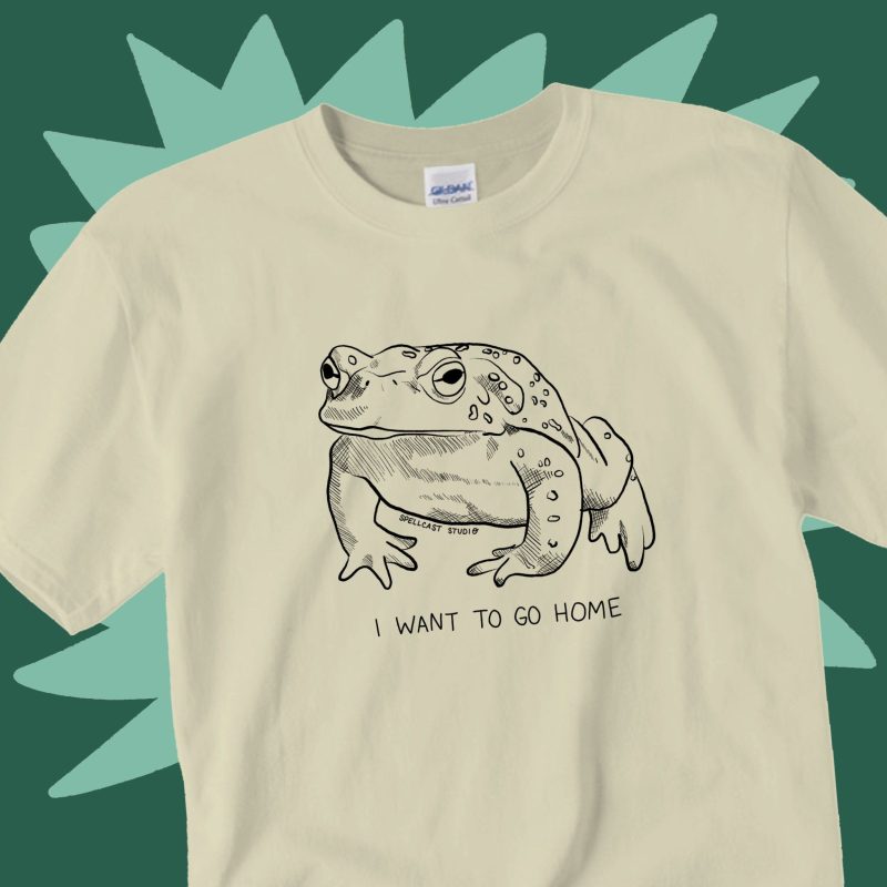 Funny frog tee, I want to go home frogs toad toads tshirt - Intercept ...