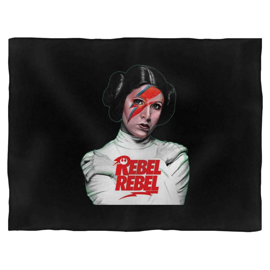 Princess Leia Rebel Rebel Inspired David Bowie Iconic Lightning Bolt ...